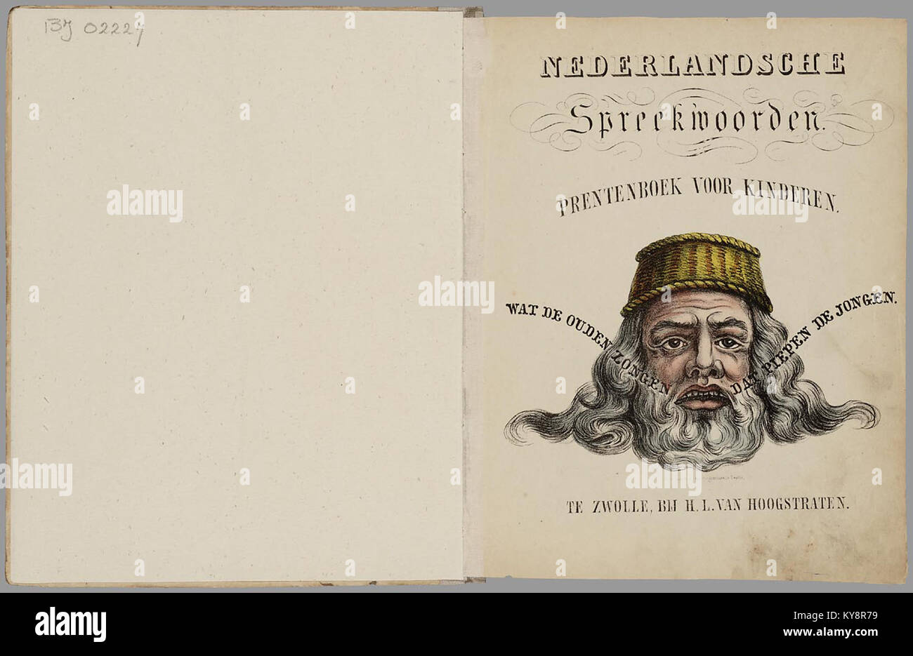 This illustrated book features Dutch proverbs for children, using ...