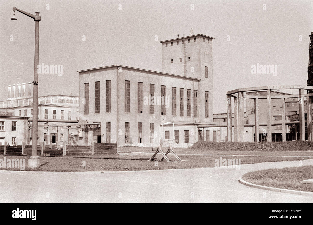 The alumina and aluminum factory in Kidričevo, photographed in 1961 ...