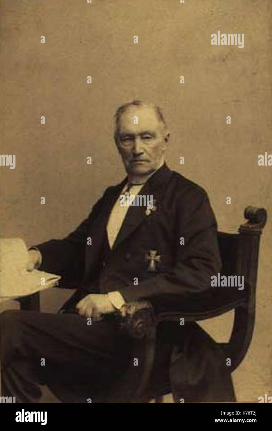 This portrait of Thyge de Thygeson, created by Christensen & Morange ...