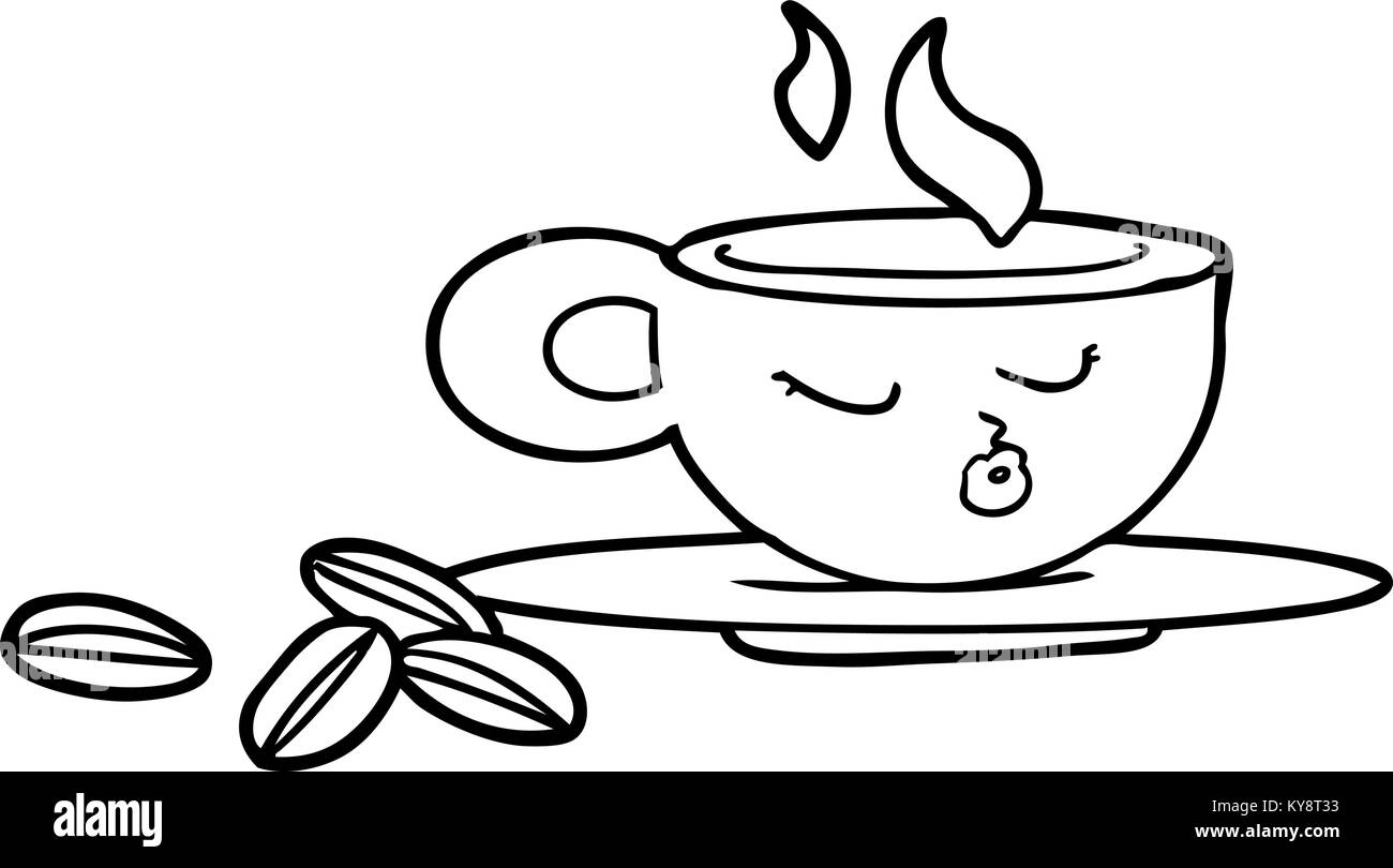 cartoon espresso mug Stock Vector Image & Art - Alamy