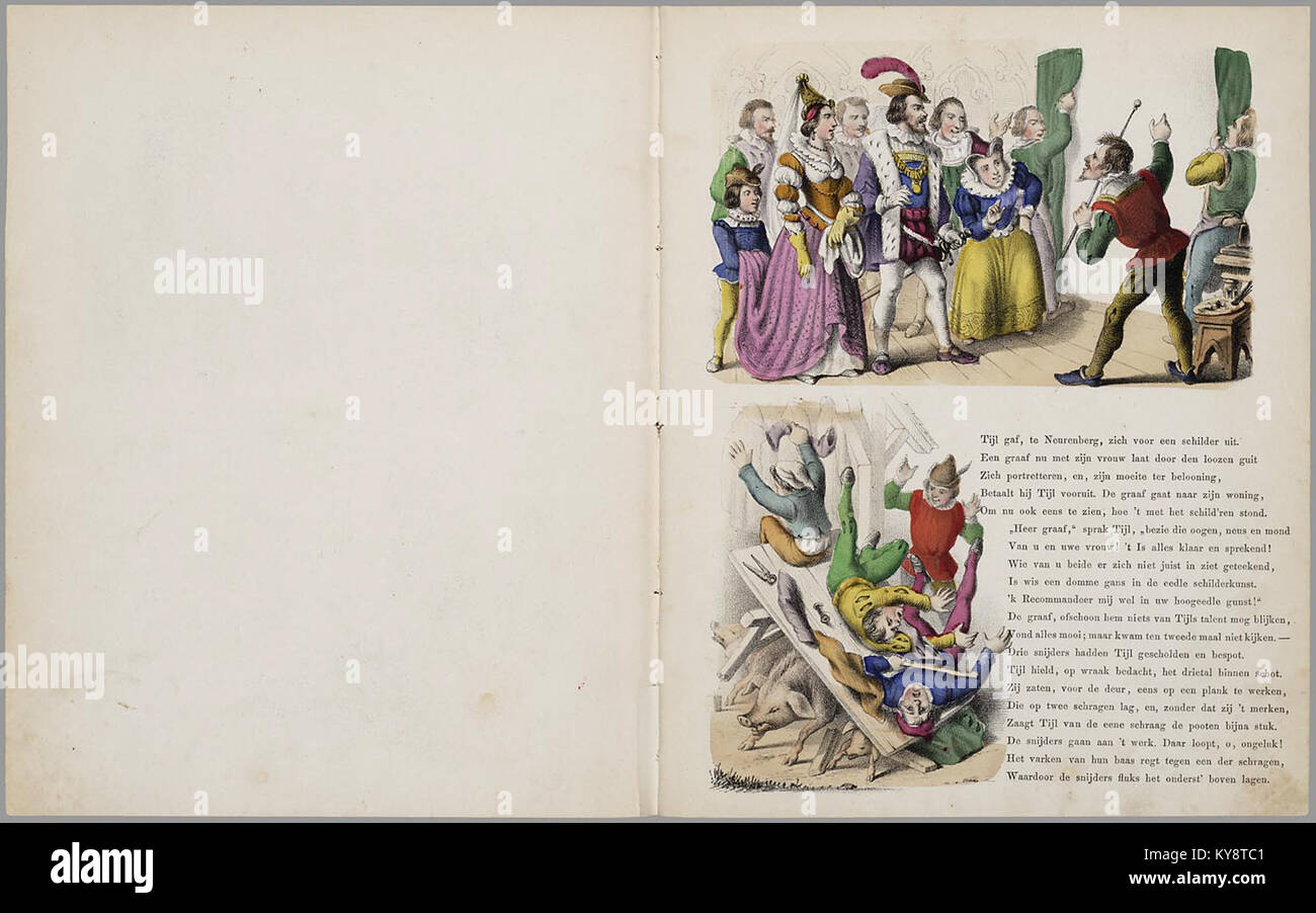 'Tijl Uilenspiegel' is a 19th-century illustration based on the ...