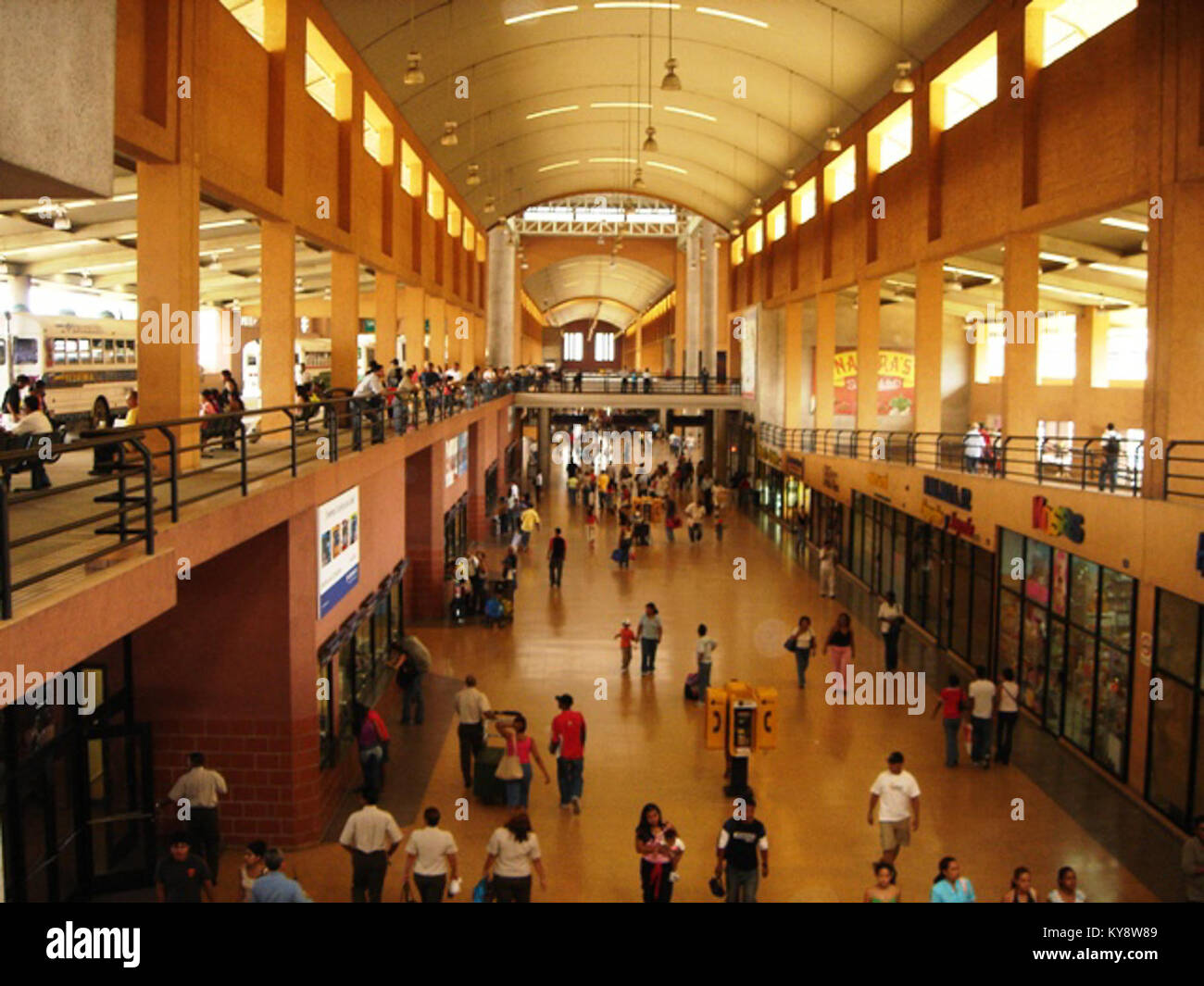The National Bus Terminal in Panama City is a major transportation hub ...
