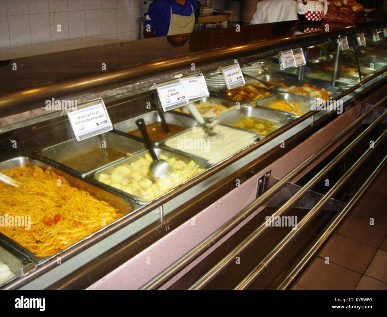 This image likely depicts the interior of a café called Nico's Cafe ...