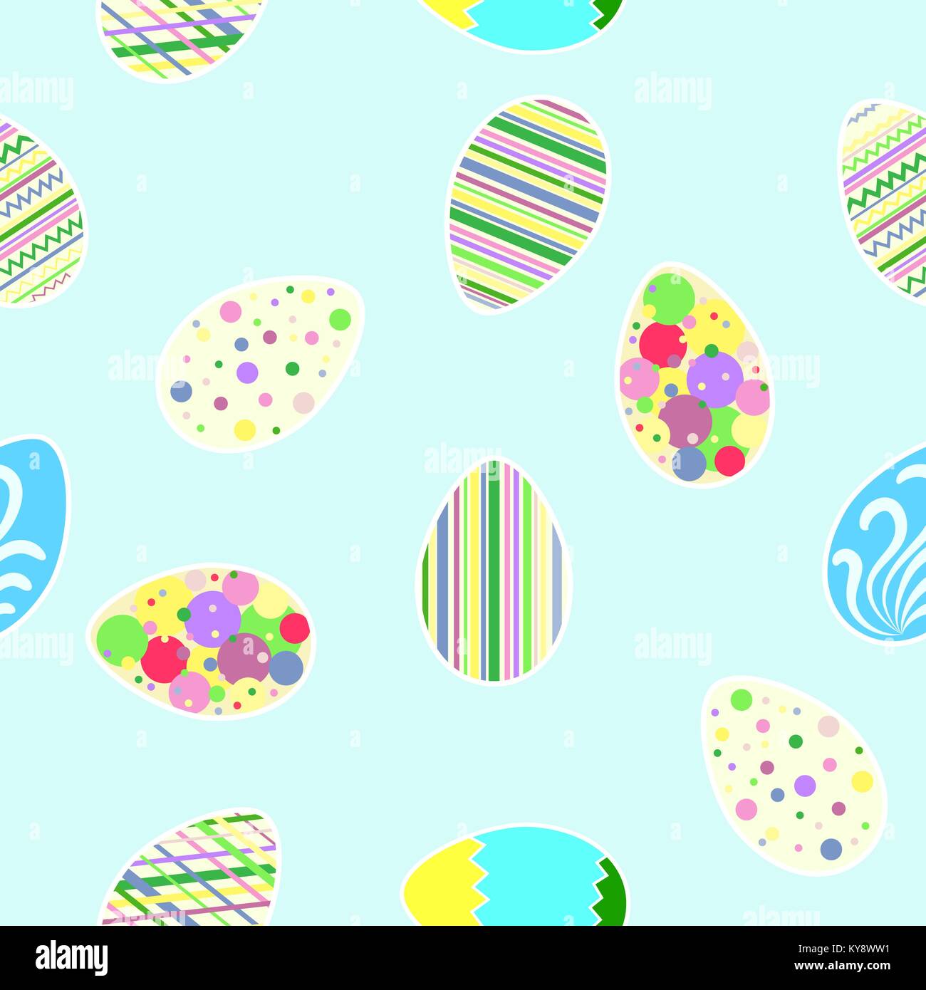 Seamless eggs Stock Vector Images - Alamy