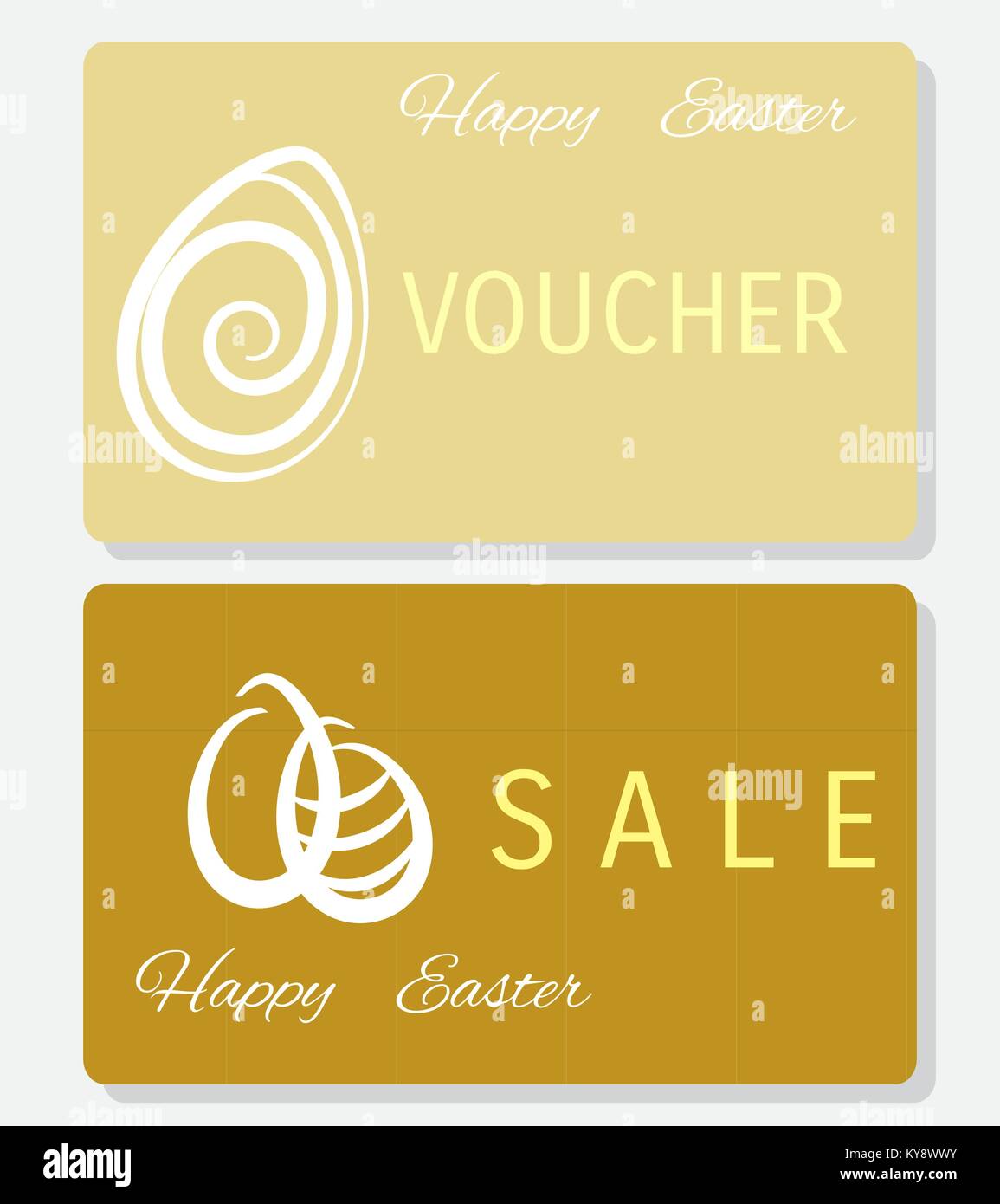 White gift card voucher Stock Vector Images - Alamy