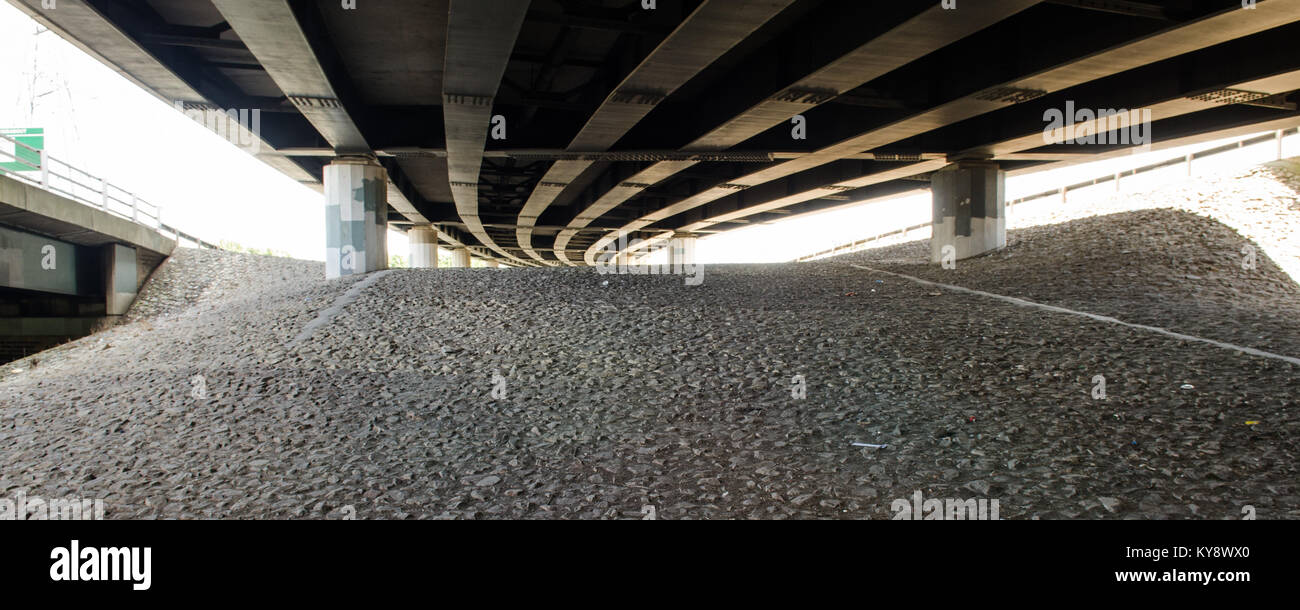 The A406 North Circular Road forms a series of flyovers across the ...
