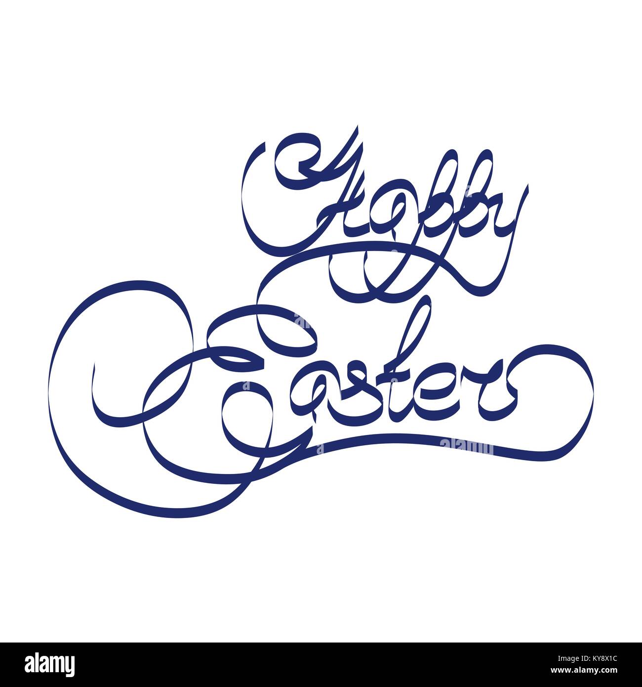 Happy easter typography Stock Vector Images - Alamy