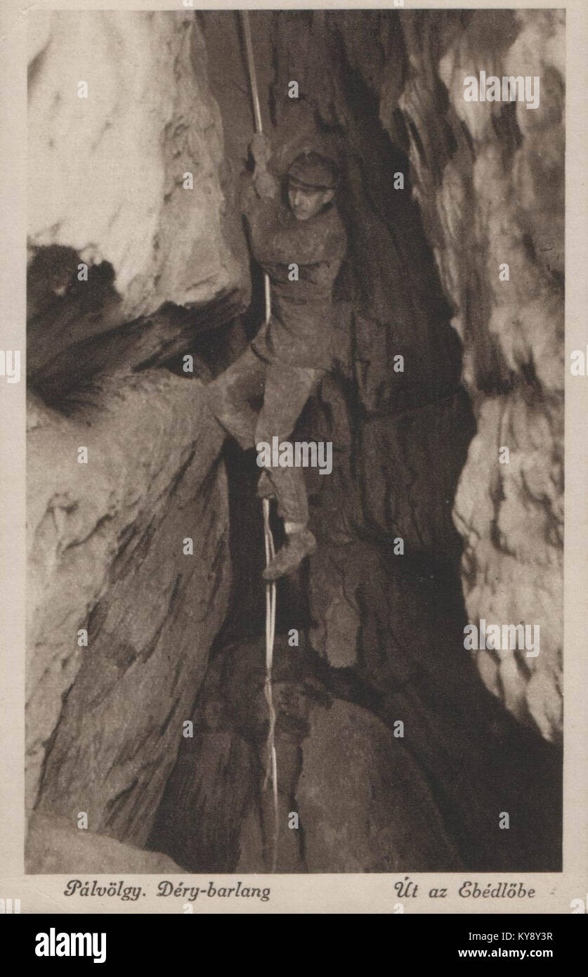 This image depicts a section of the Pál-völgyi cave system in Hungary ...
