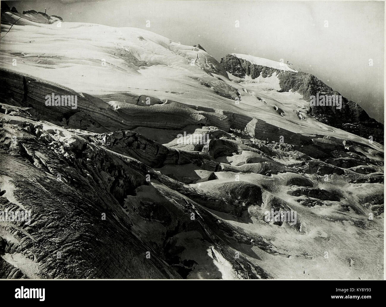 A stunning view of the Marmolata glacier and Punta Penia in the ...