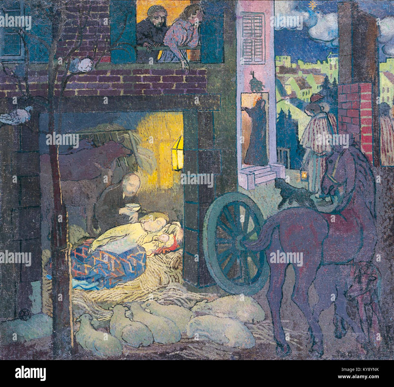 The nativity art impressionism hi-res stock photography and images - Alamy