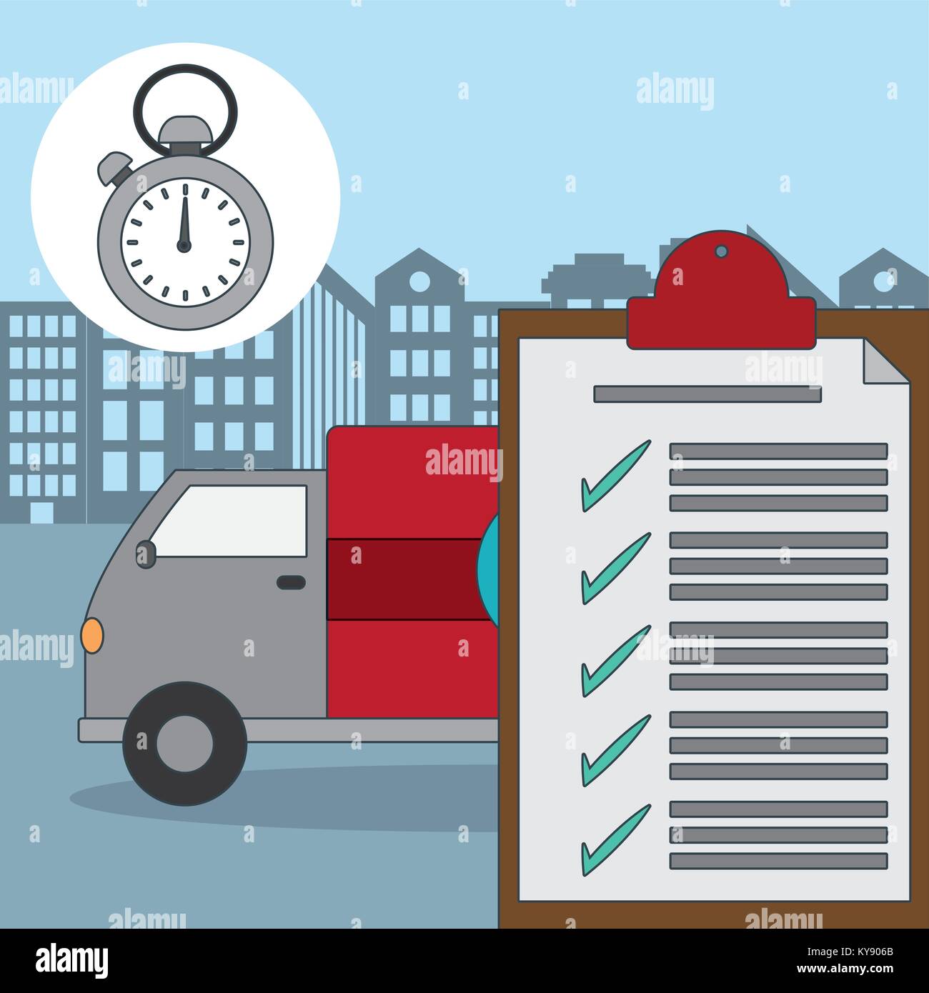 Shipping list Stock Vector Images - Alamy