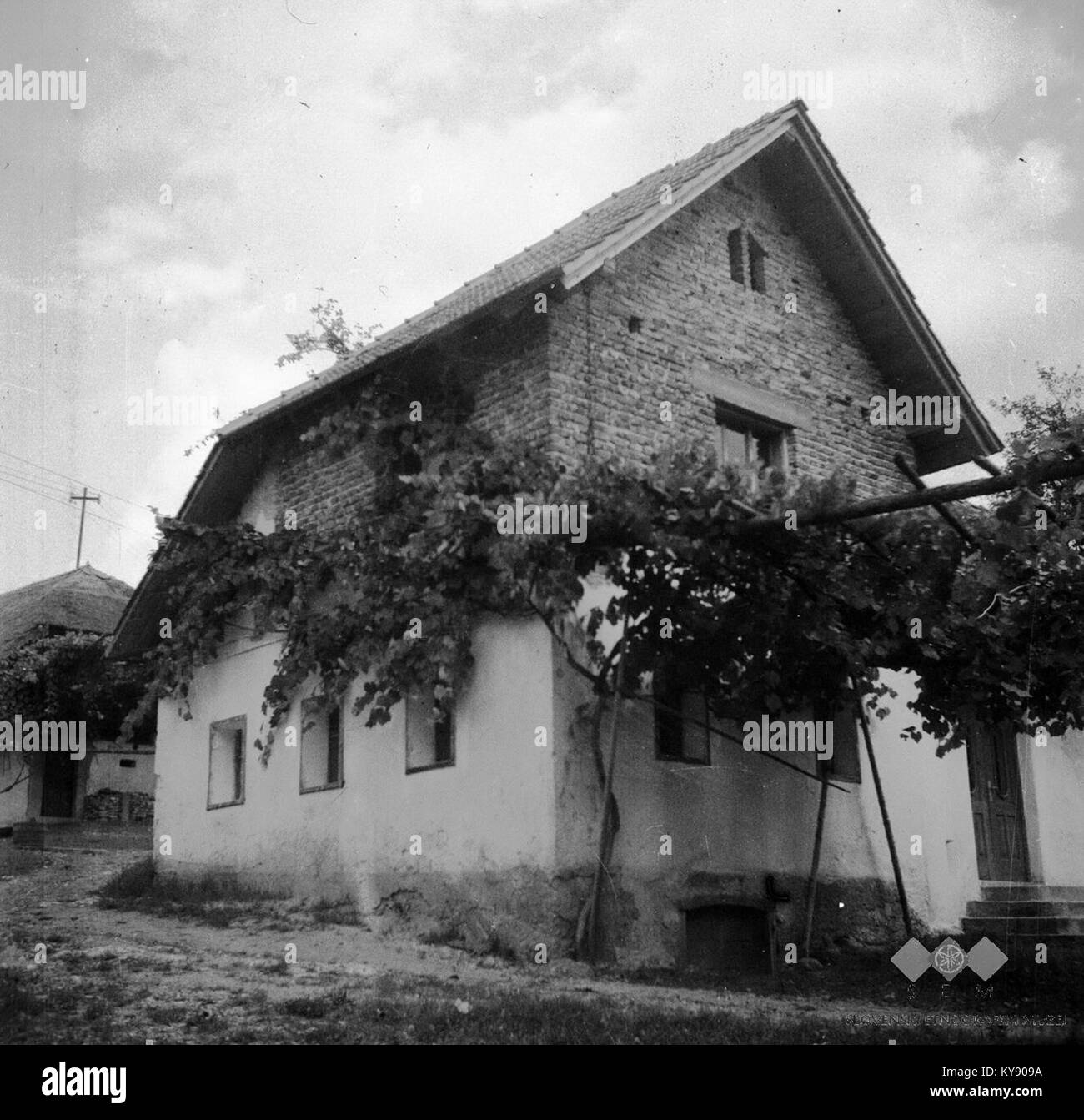 Old post house in Black and White Stock Photos & Images - Alamy