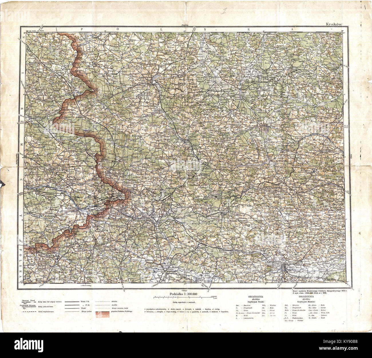 Map poland 1920s hi-res stock photography and images - Alamy