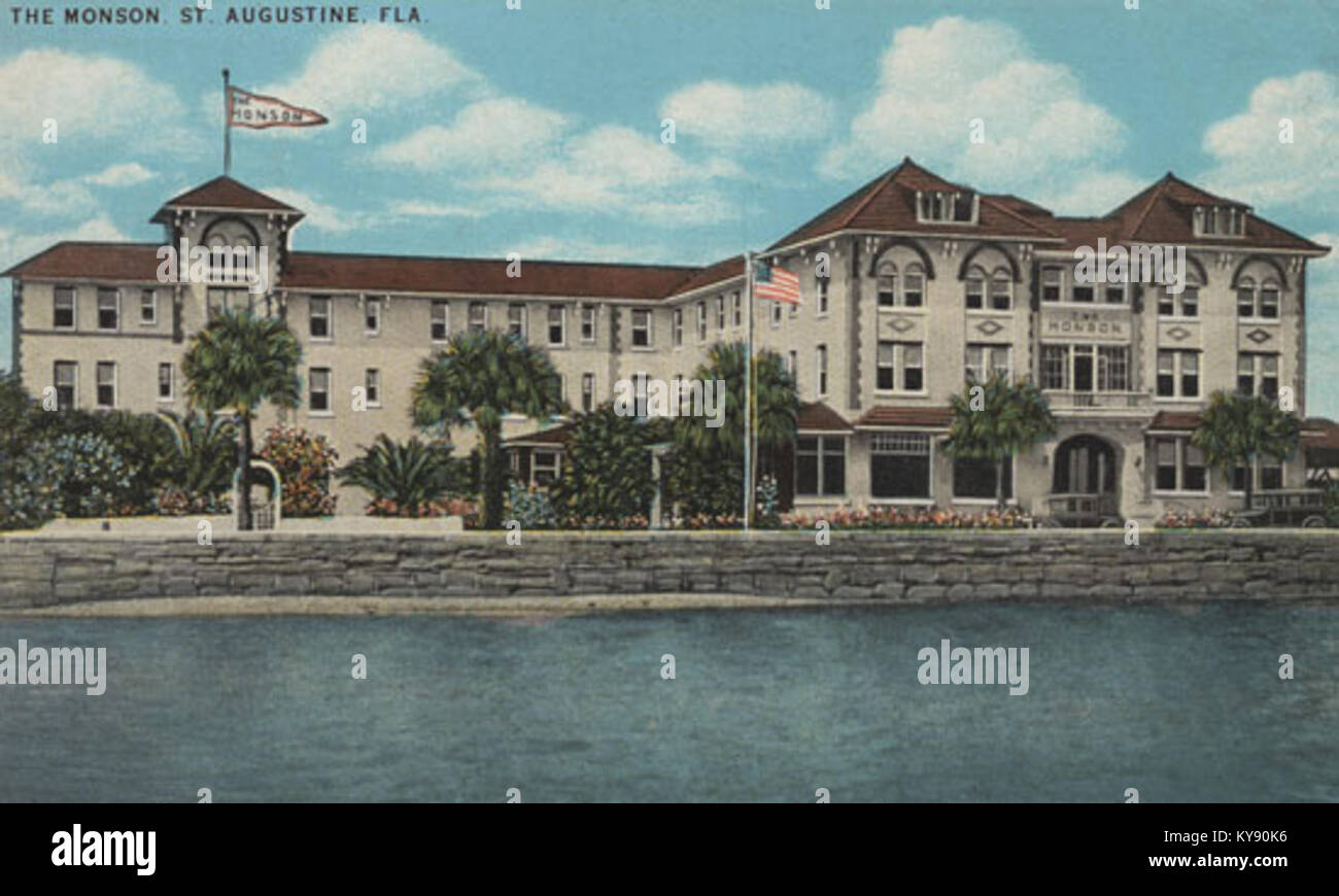 Monson House postcard, 1929 Stock Photo - Alamy