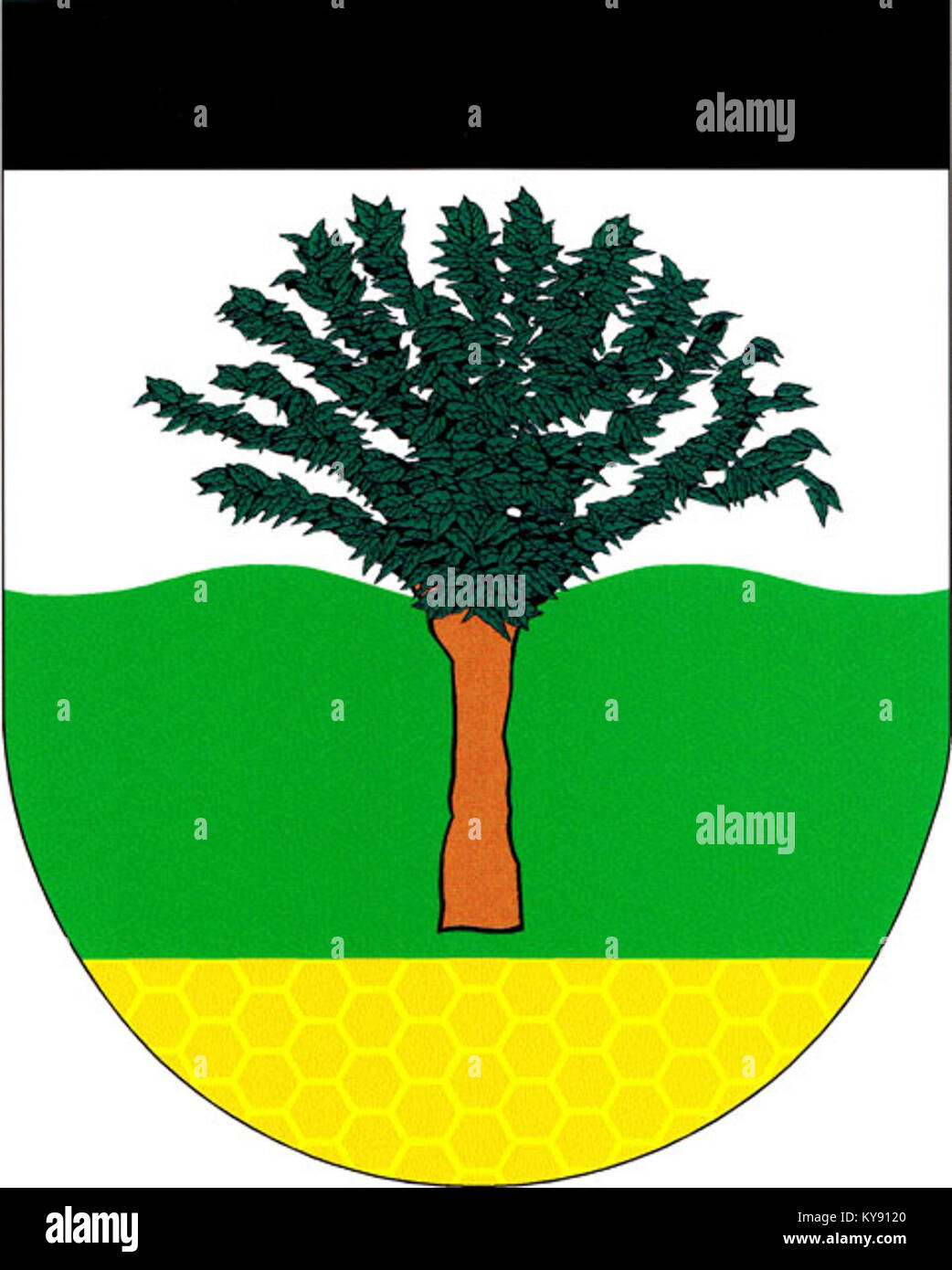 Obora (Blansko) znak Stock Photo - Alamy