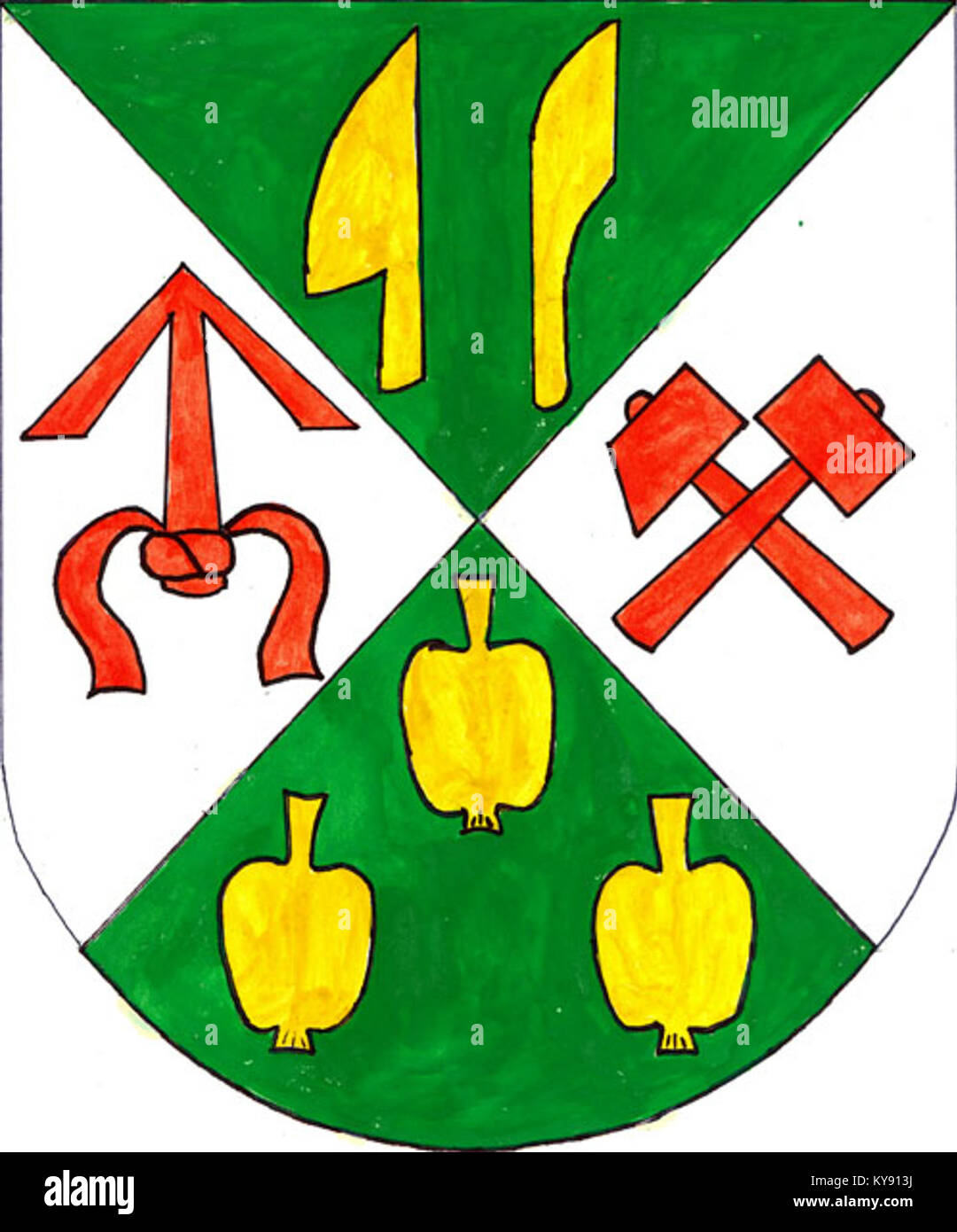 The 'Nemcice znak' refers to a historical symbol or emblem associated ...