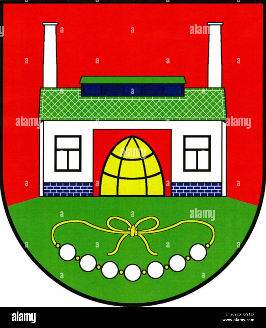 Image of the coat of arms of Jablonec nad Nisou, Czech Republic ...