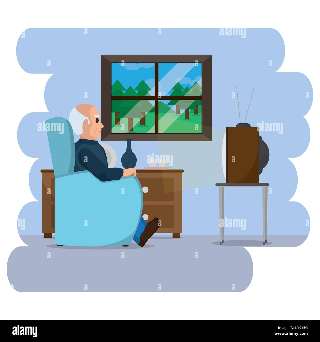 Grandfather cartoon design Stock Vector Image & Art - Alamy