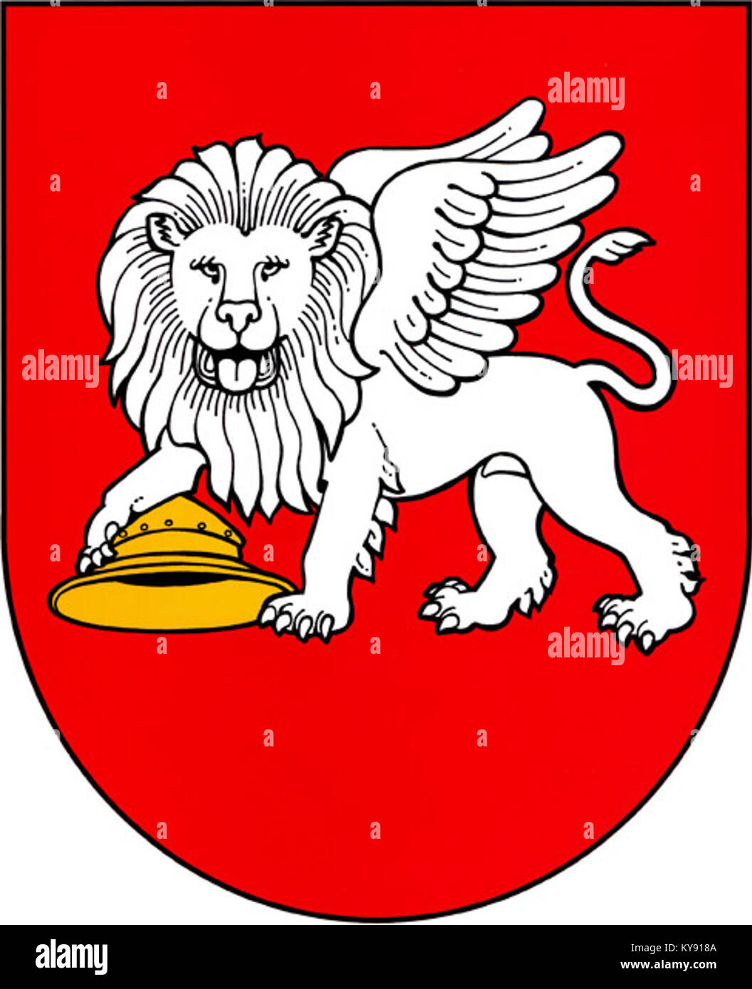 A symbol known as the Tribrichy Znak, a historically significant emblem ...