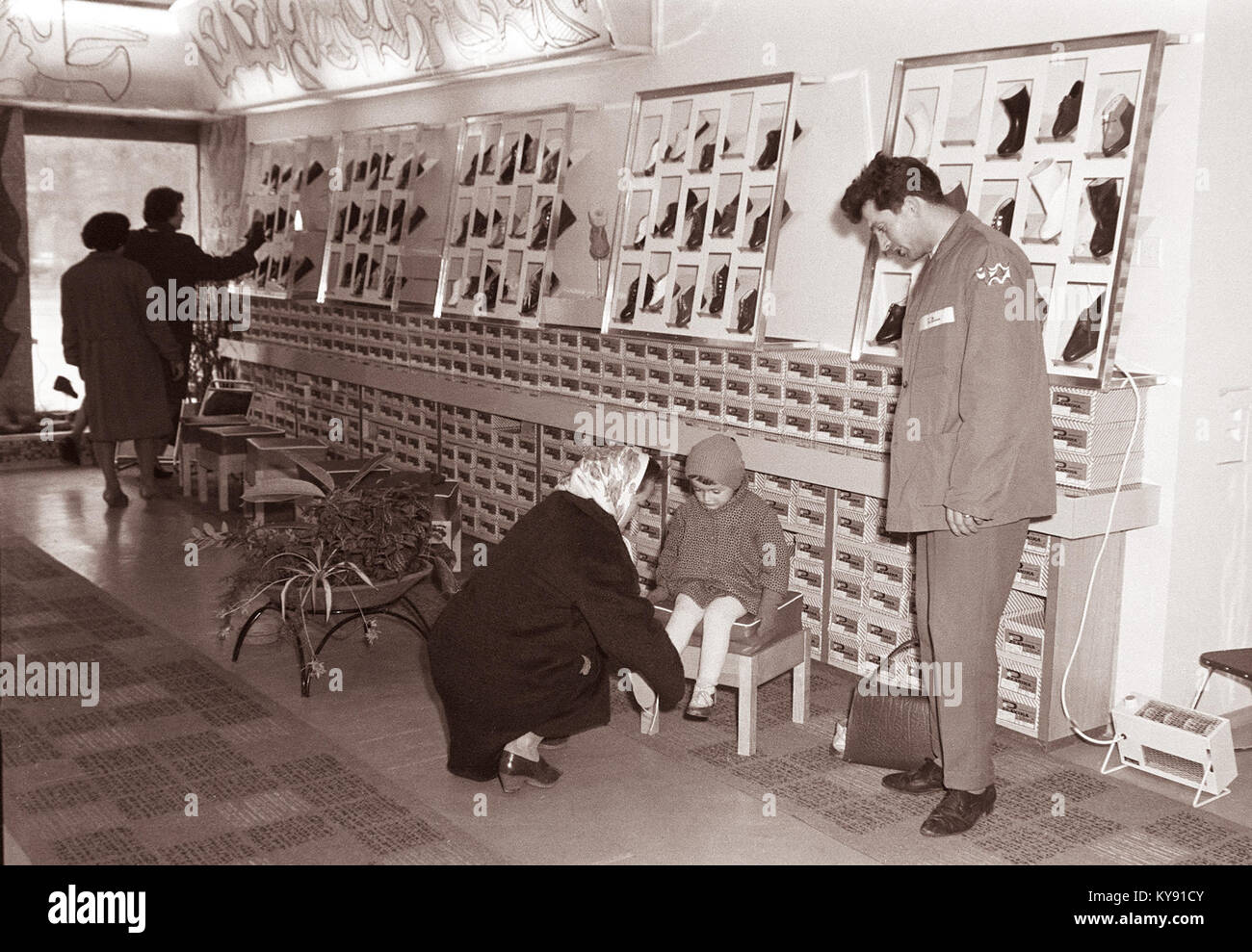 Footwear 1960s hi-res stock photography and images - Alamy