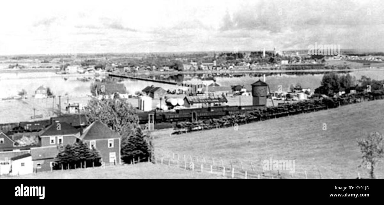 Photograph of Bathurst, New South Wales, Australia, in 1930, showing ...