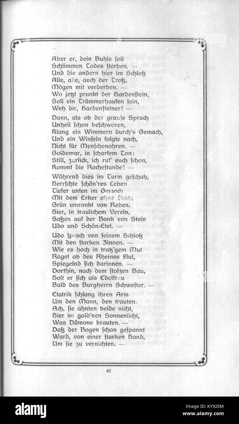 Photograph of page 47 from 'Was Die Ruhr Mir Sang' by Kämpchen ...