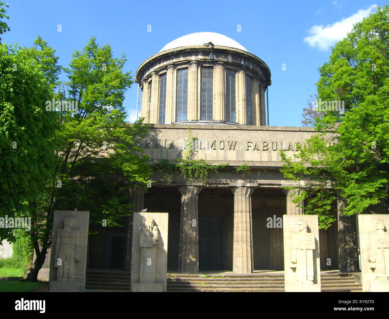 A photograph of the feature film studio in Wrocław, Poland, documenting ...