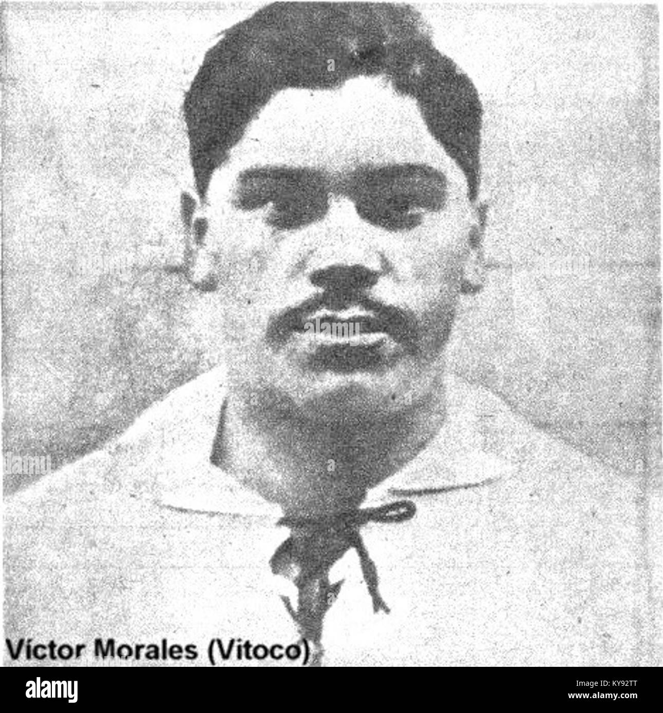 Portrait or artwork of Víctor Morales, highlighting the subject's ...
