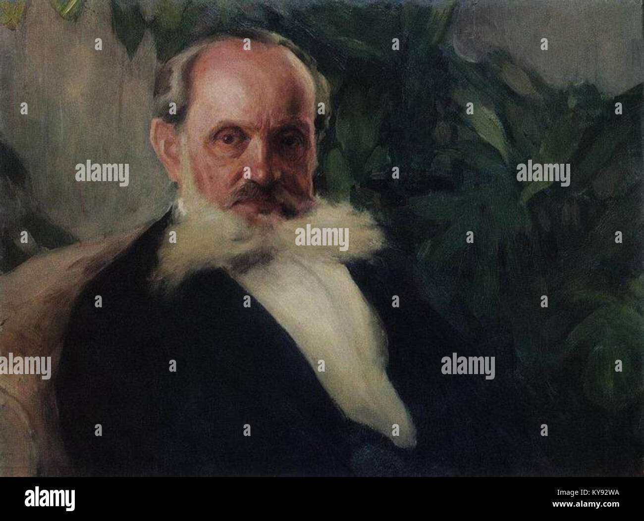This 1916 portrait of Emmanuil Grabar, painted by Igor Grabar, captures ...
