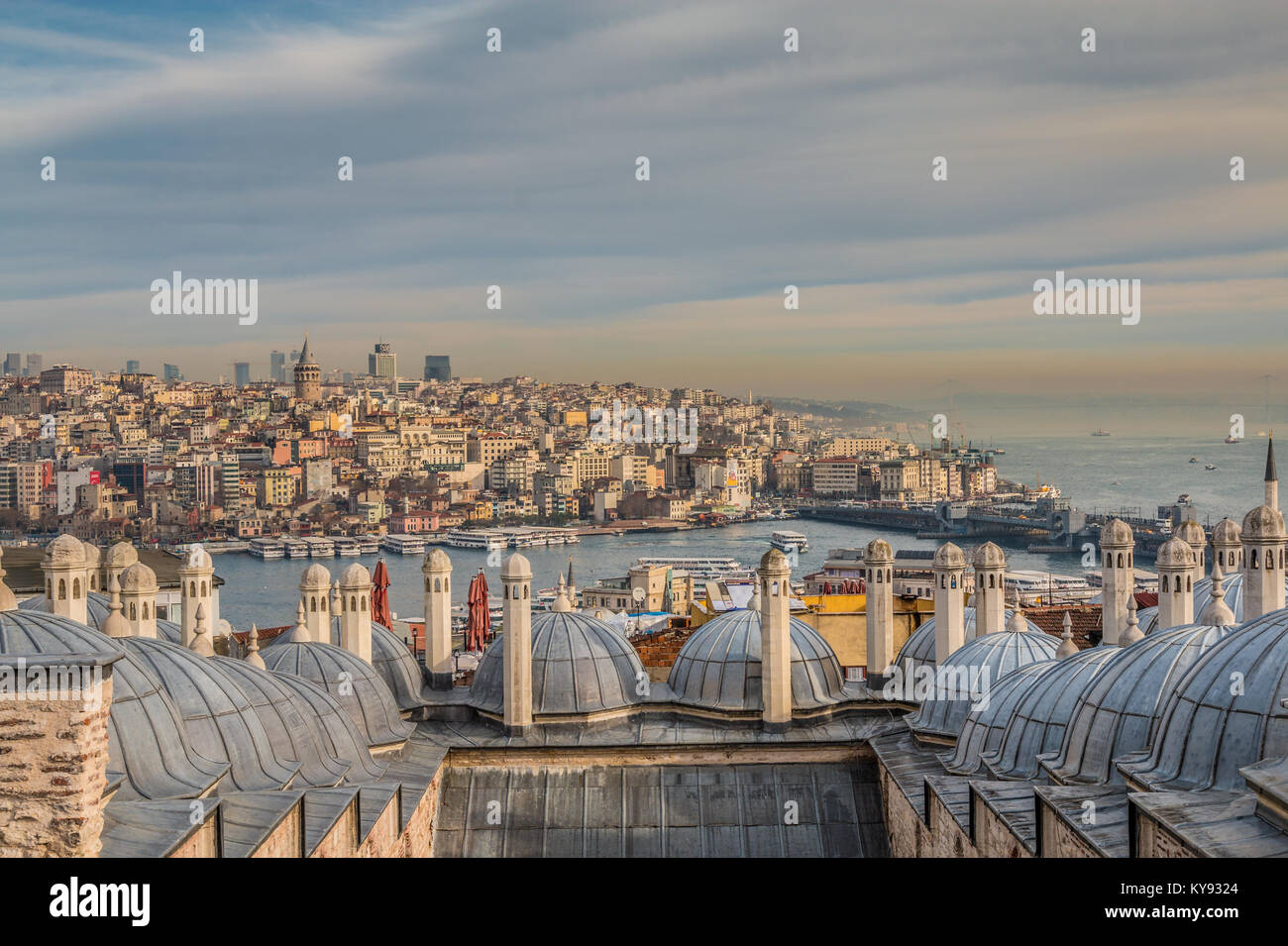 Panoramic view of Istanbul Stock Photo - Alamy