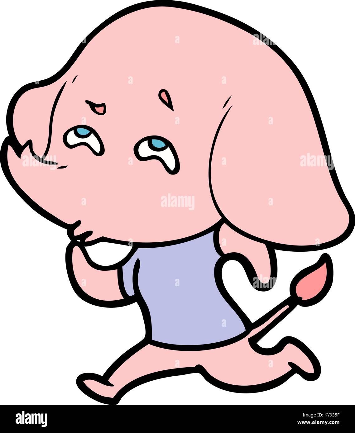 cartoon elephant remembering Stock Vector Image & Art - Alamy