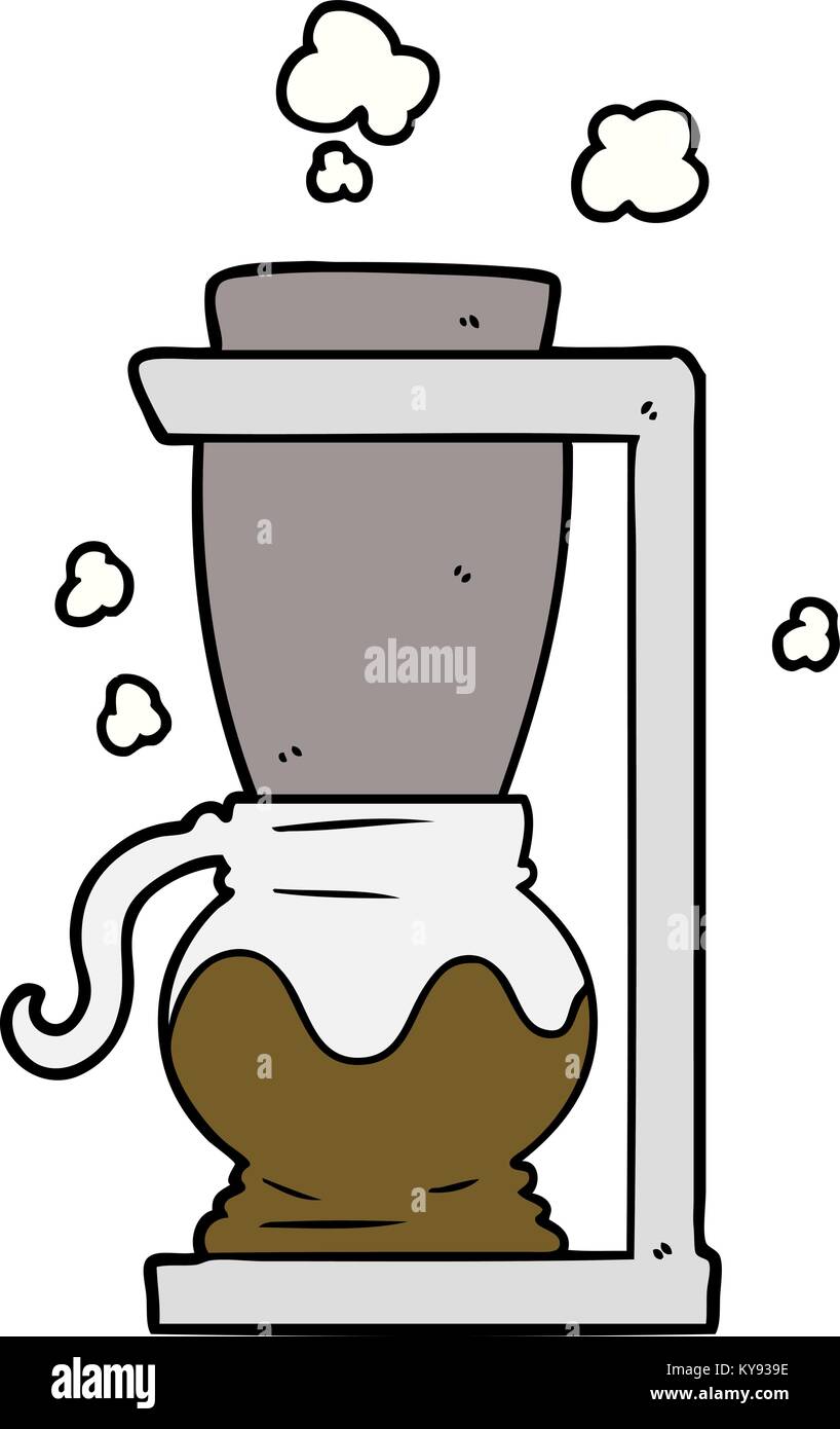 Freehand drawn cartoon coffee filter hi-res stock photography and ...