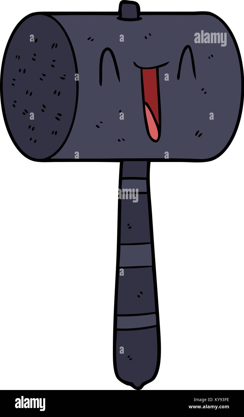 Banging hammer Stock Vector Images - Alamy