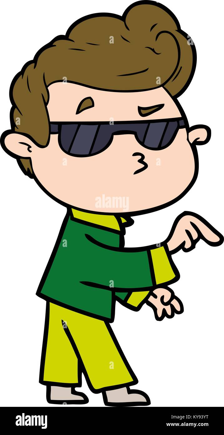 cartoon cool guy Stock Vector Image & Art - Alamy