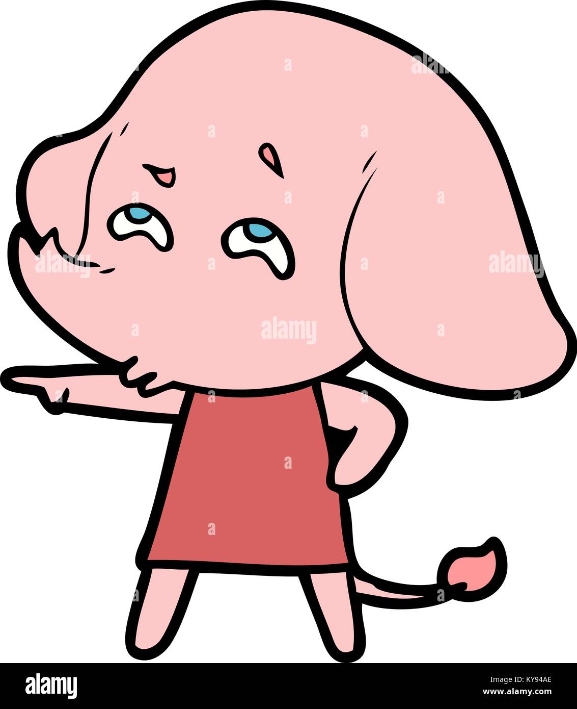 cartoon elephant remembering Stock Vector Image & Art - Alamy