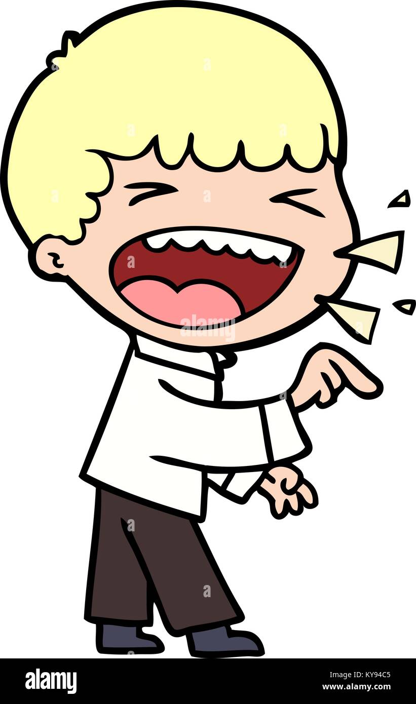 cartoon laughing man Stock Vector Image & Art - Alamy