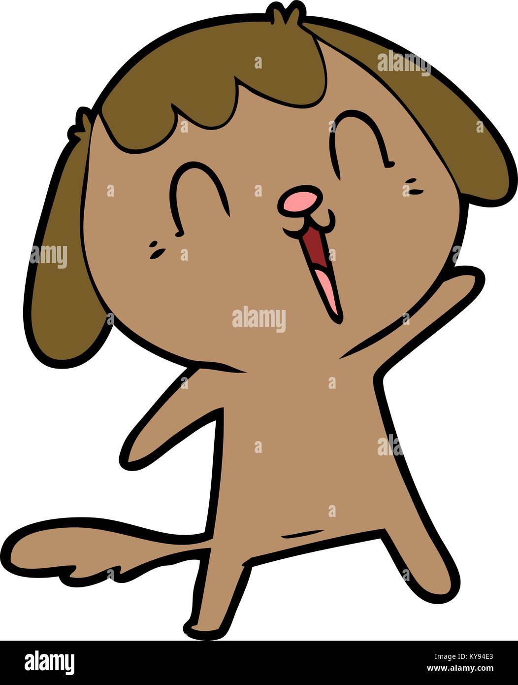 cute cartoon dog crying Stock Vector Image & Art - Alamy