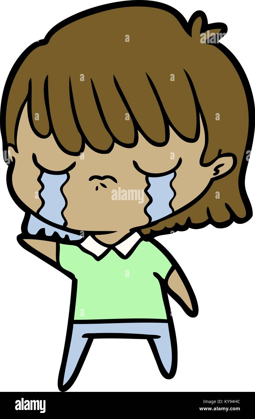 cartoon woman crying Stock Vector Image & Art - Alamy