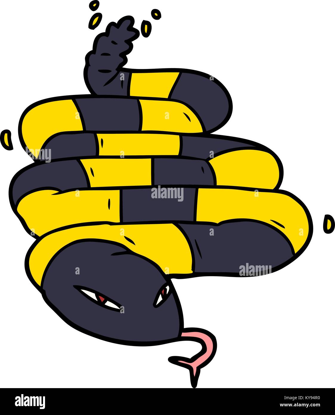 cartoon poisonous snake Stock Vector Image & Art - Alamy