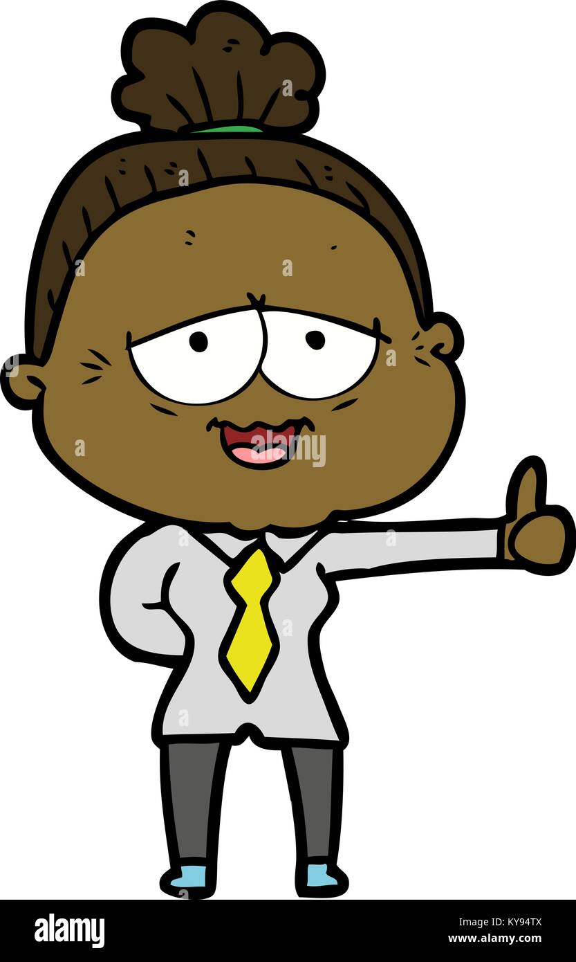 cartoon happy old lady Stock Vector Image & Art - Alamy