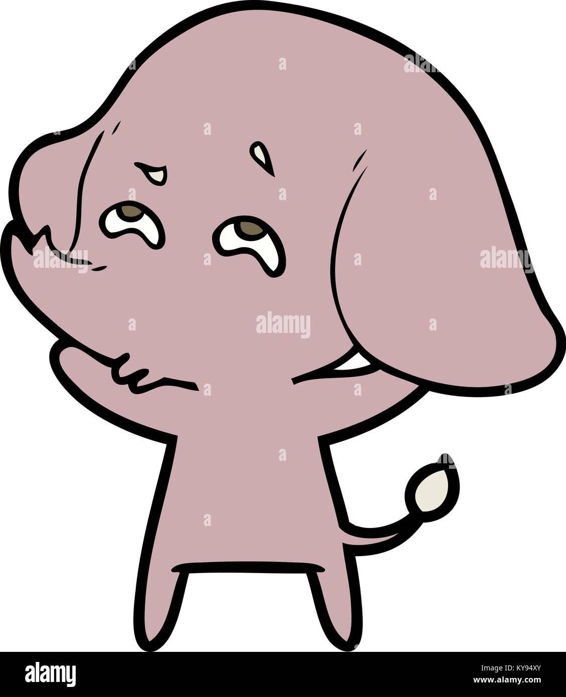 cartoon elephant remembering Stock Vector Image & Art - Alamy