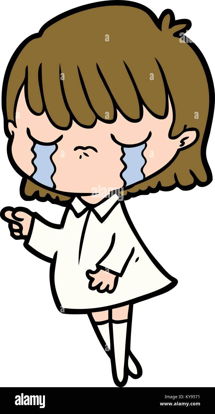 cartoon woman crying Stock Vector Image & Art - Alamy