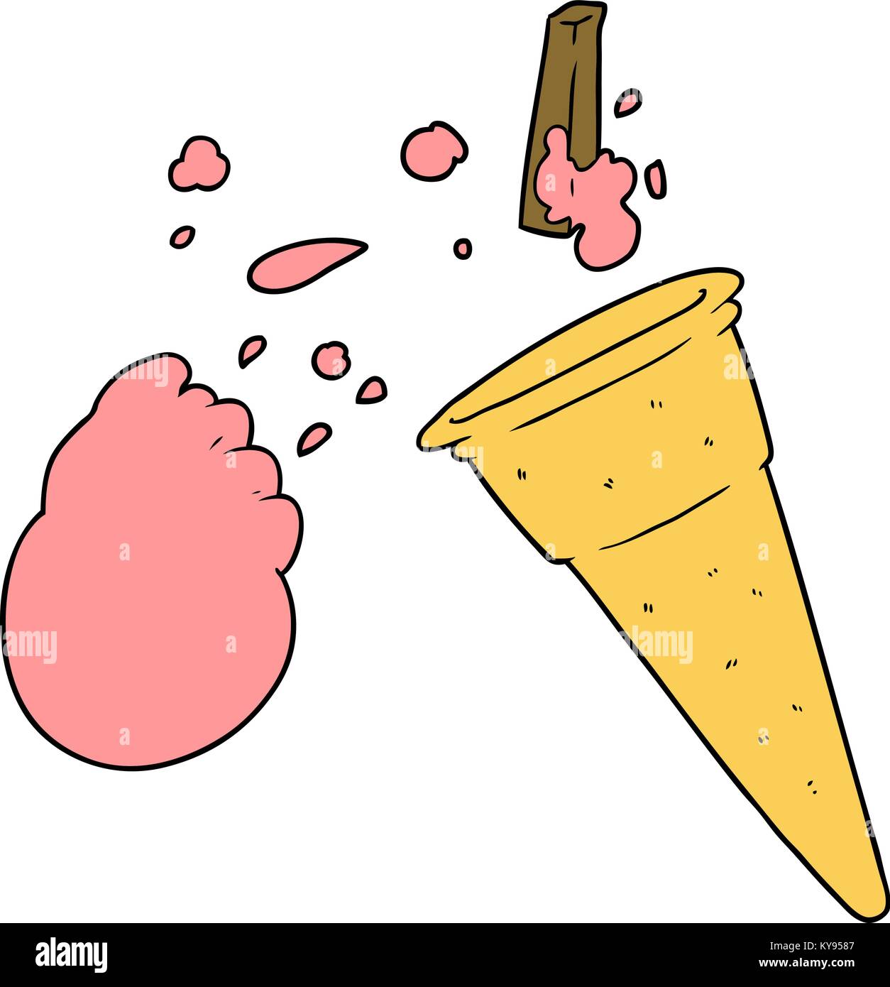 cartoon ice cream Stock Vector Image & Art - Alamy