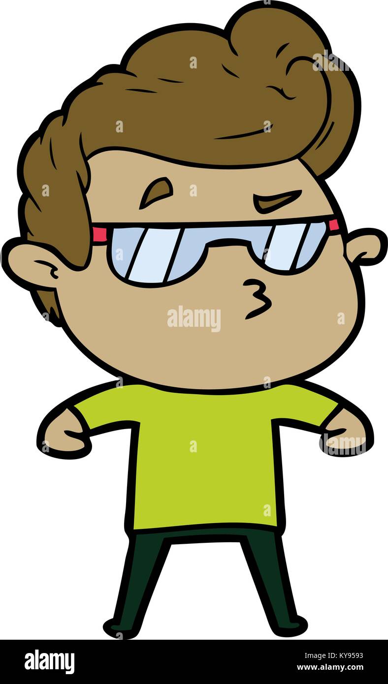 cartoon cool guy Stock Vector Image & Art - Alamy
