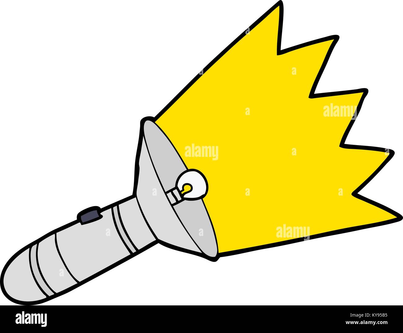 old cartoon torch Stock Vector Image & Art - Alamy