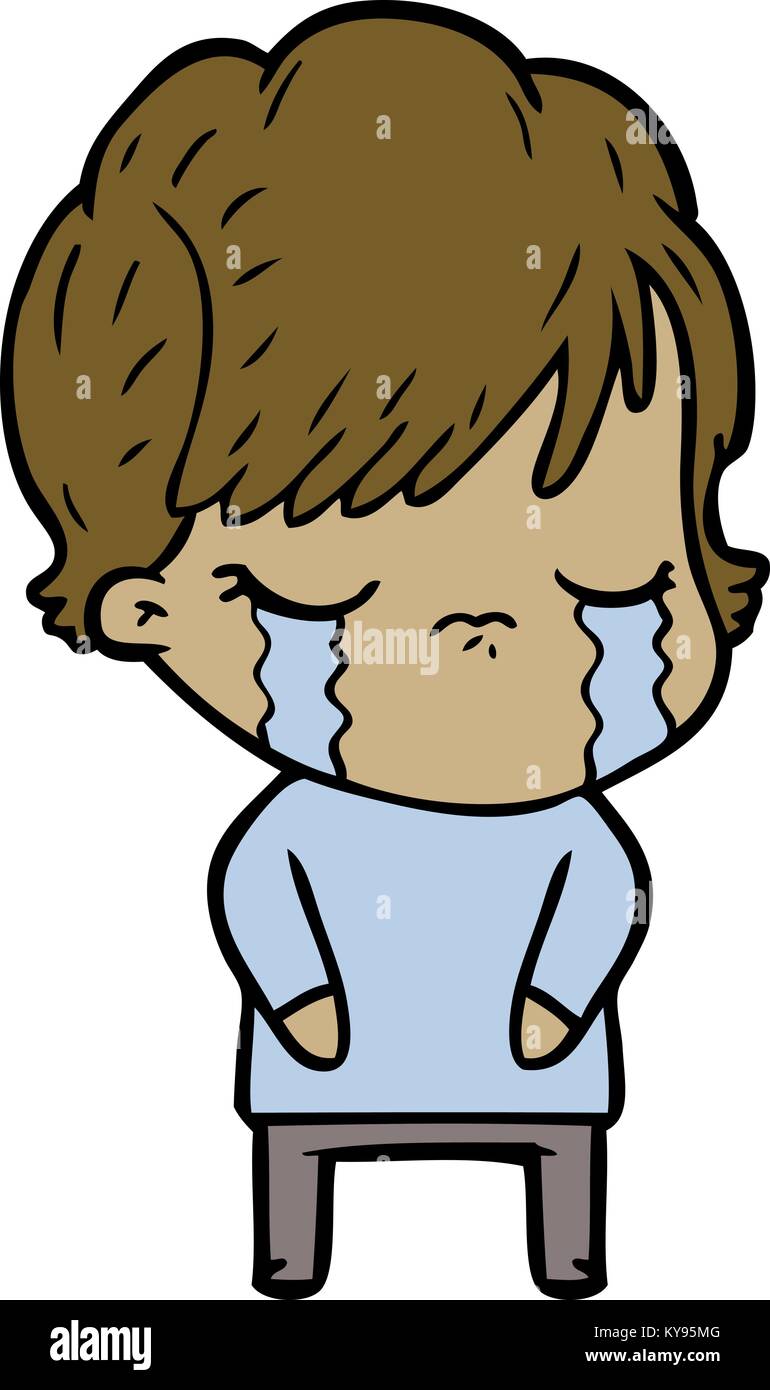 cartoon woman crying Stock Vector Image & Art - Alamy