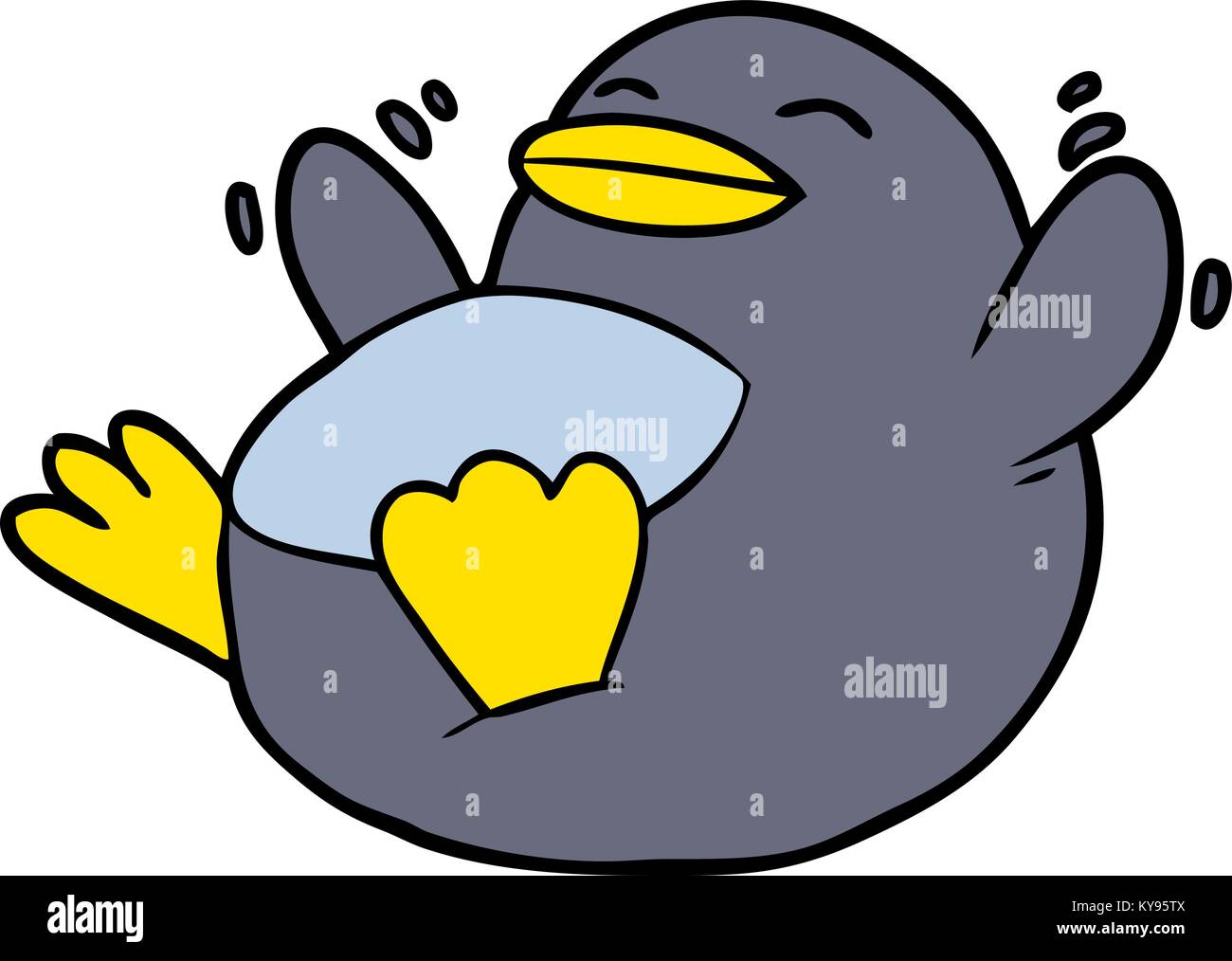 happy cartoon penguin Stock Vector Image & Art - Alamy