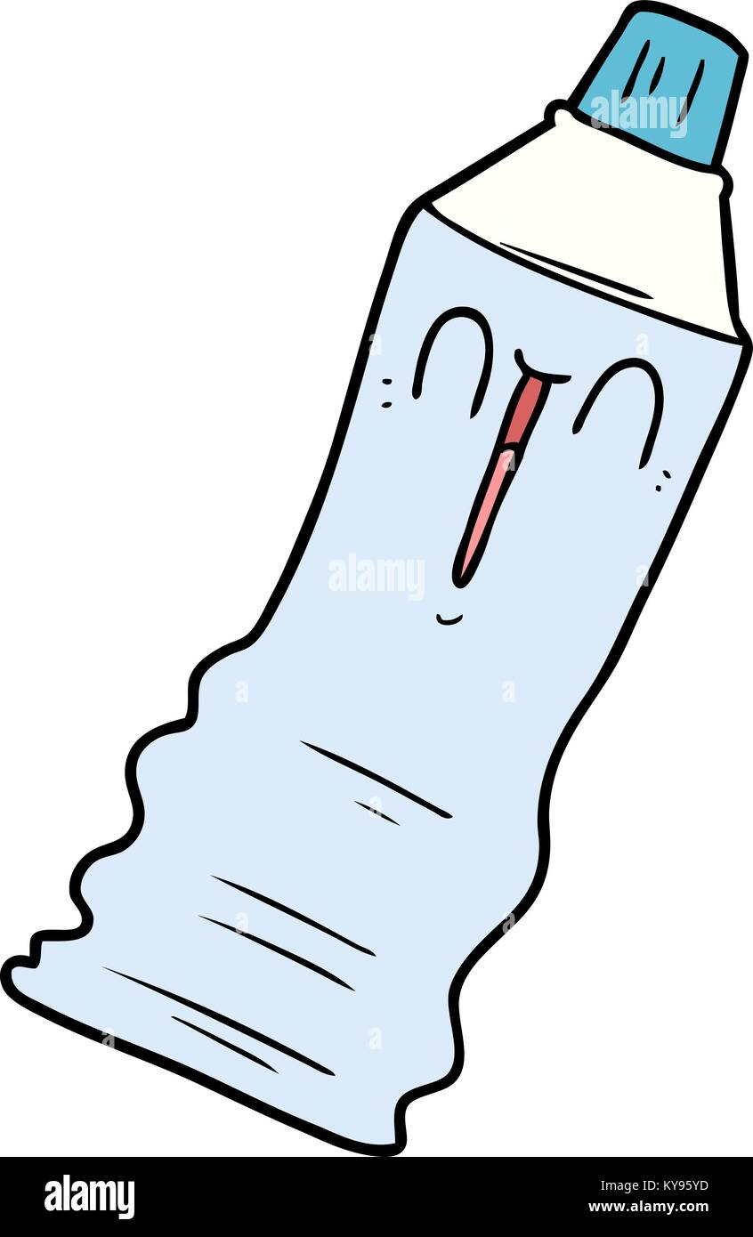 cartoon toothpaste tube Stock Vector Image & Art - Alamy