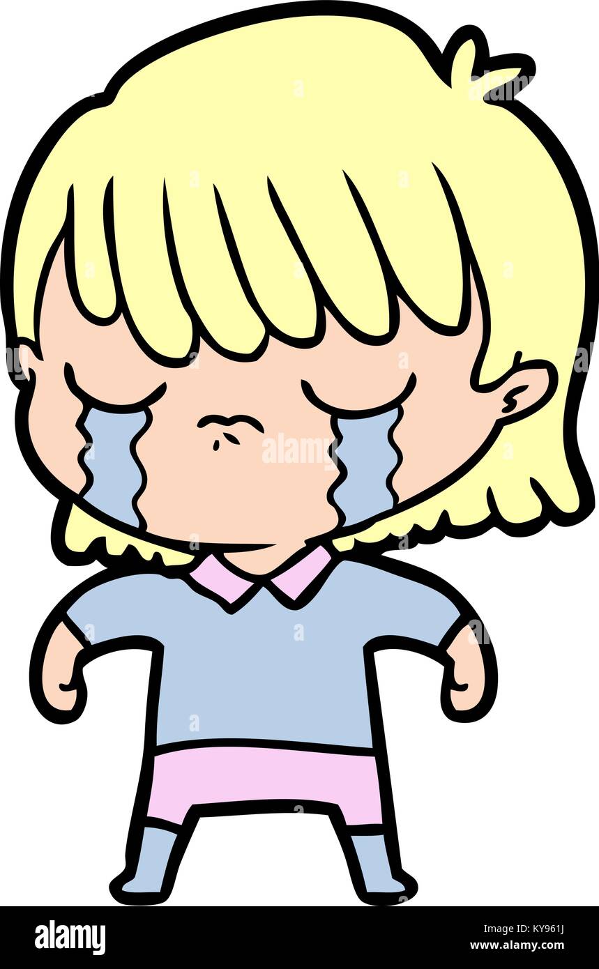cartoon woman crying Stock Vector Image & Art - Alamy