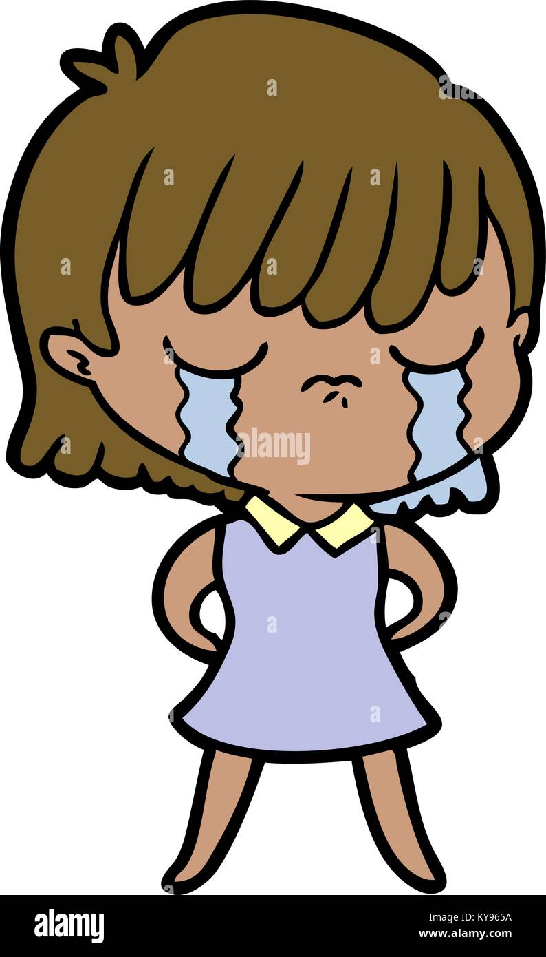 cartoon woman crying Stock Vector Image & Art - Alamy